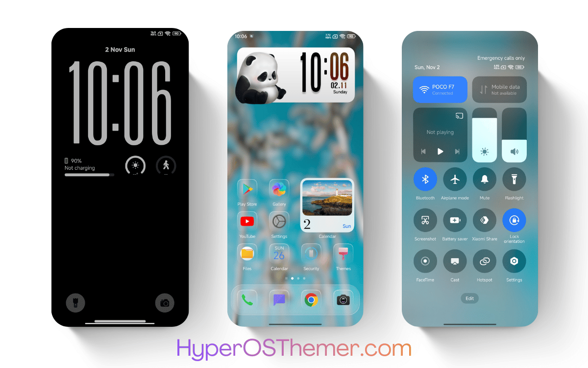 Hyper Glass HyperOS Theme For Xiaomi And REDMI Phones - HyperOSThemer