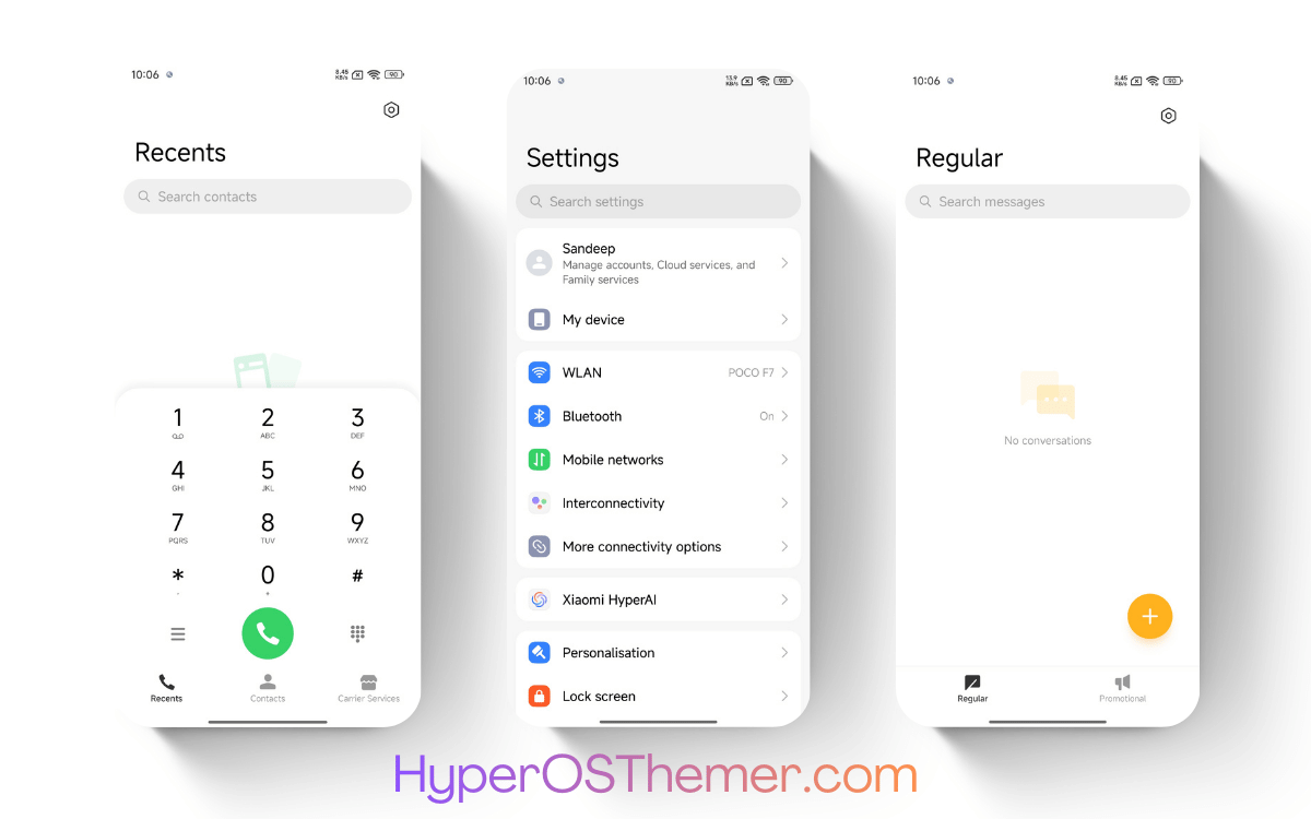 Hyper Glass HyperOS Theme For Xiaomi And REDMI Phones - HyperOSThemer