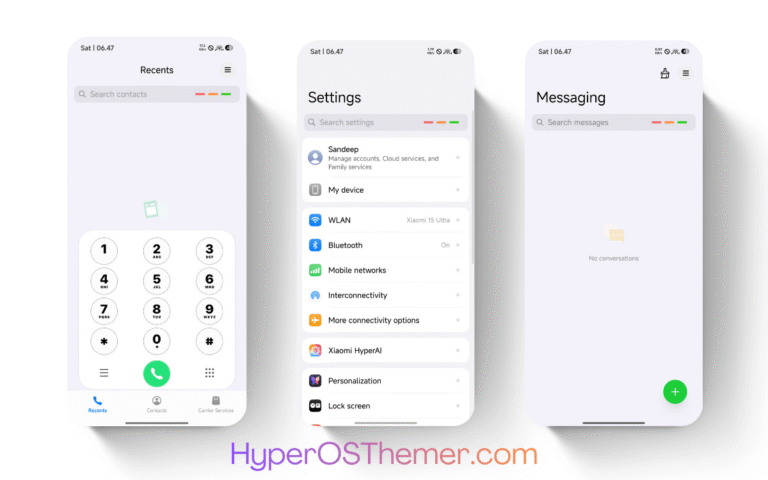 Play-7 HyperOS Theme For Xiaomi And REDMI Phones - HyperOSThemer